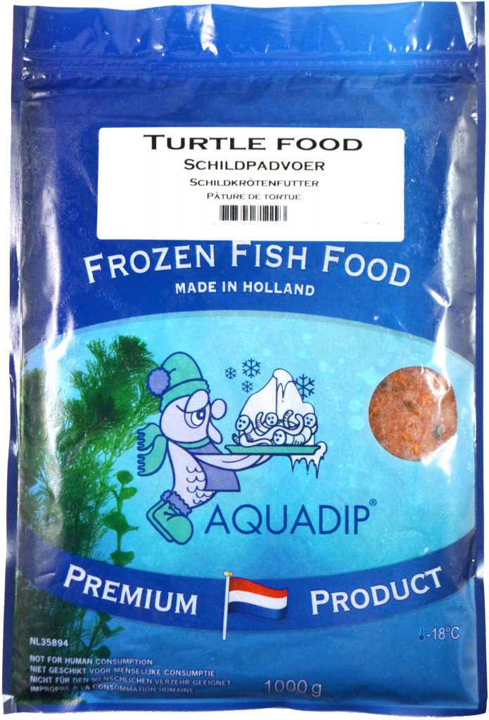 Turtle food - 1000 gram flatpack - frozen - AQUADIP
